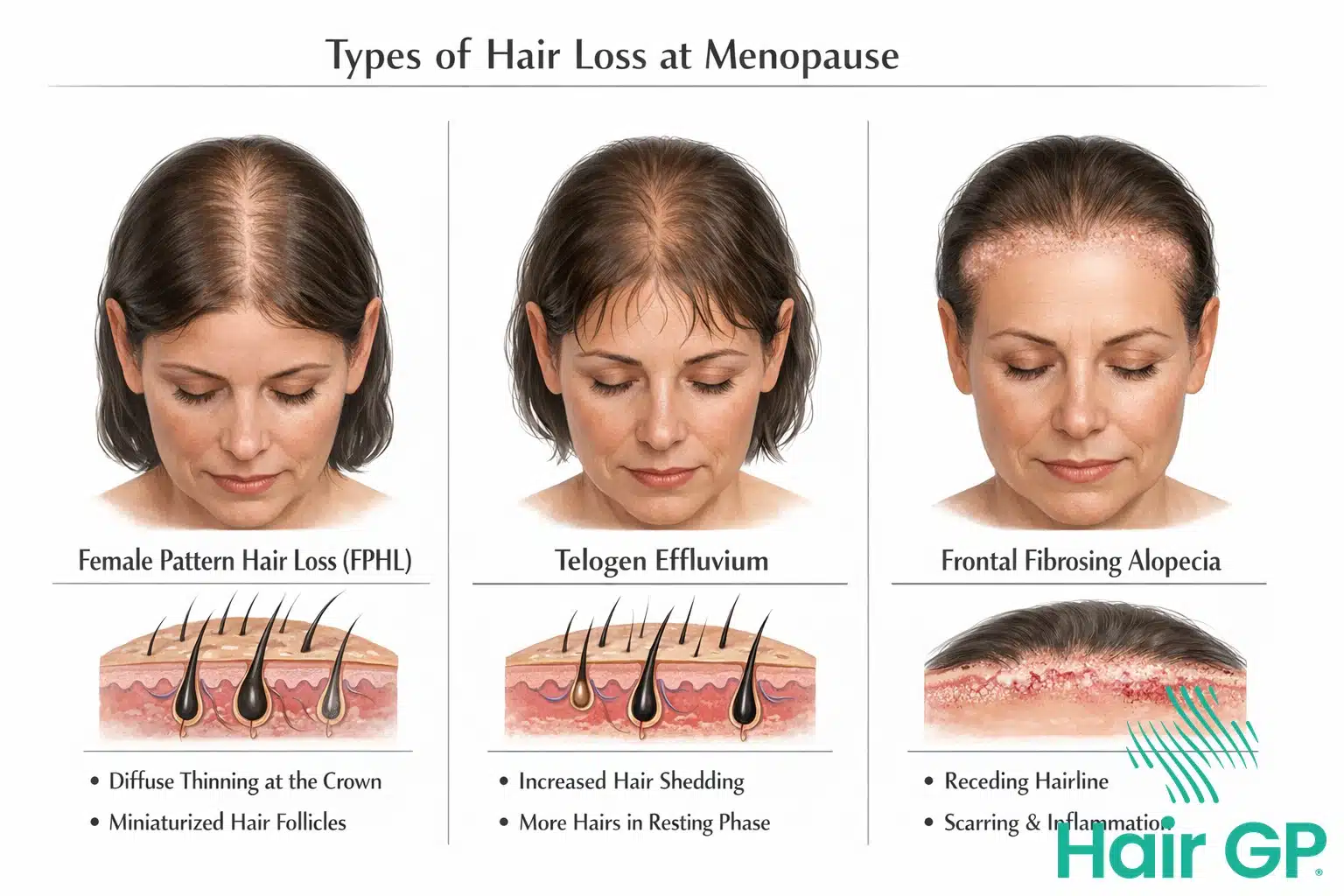 Menopause Hair Loss & Thinning: Causes & Treatment London - Hair GP